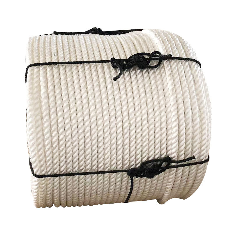 3 Strand Polyproplene / Polyester / Nylon Twisted Marine Mooring Rope